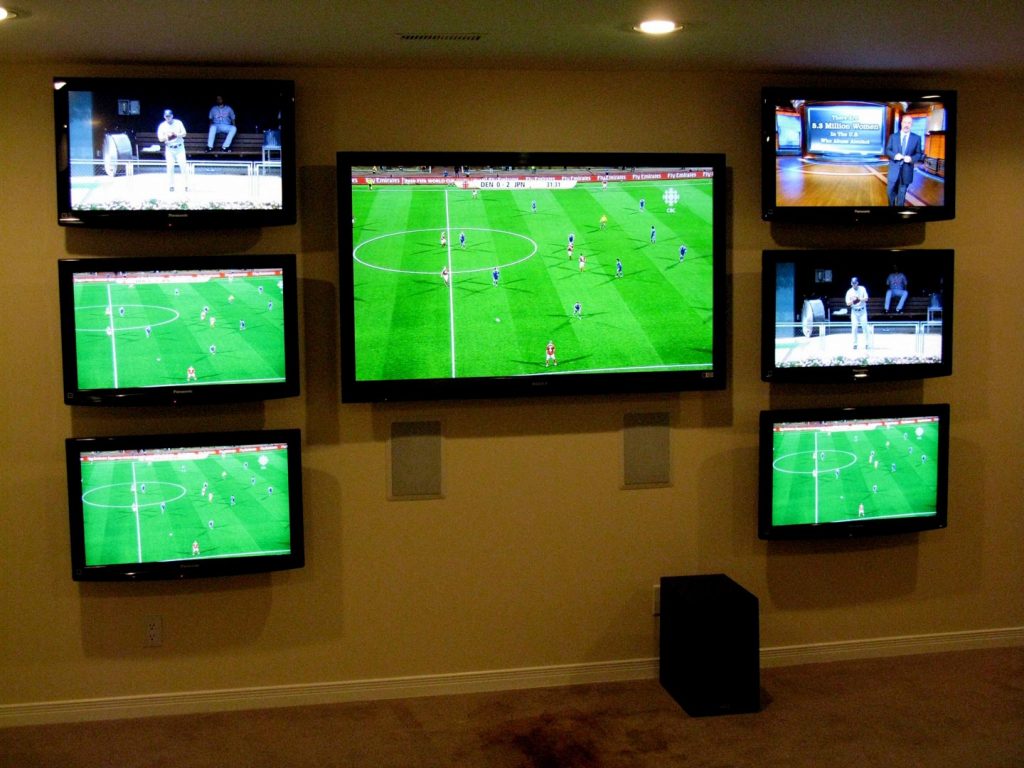 Basement Sports Lounge Design and Setup | Toronto Home Theater